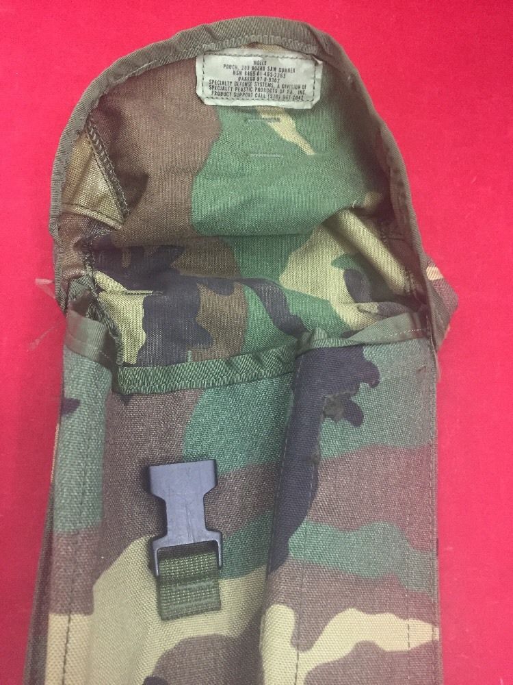 Webbingbabel: SDS MOLLE 200 Round Saw Gunner Pouch Woodland - 1997