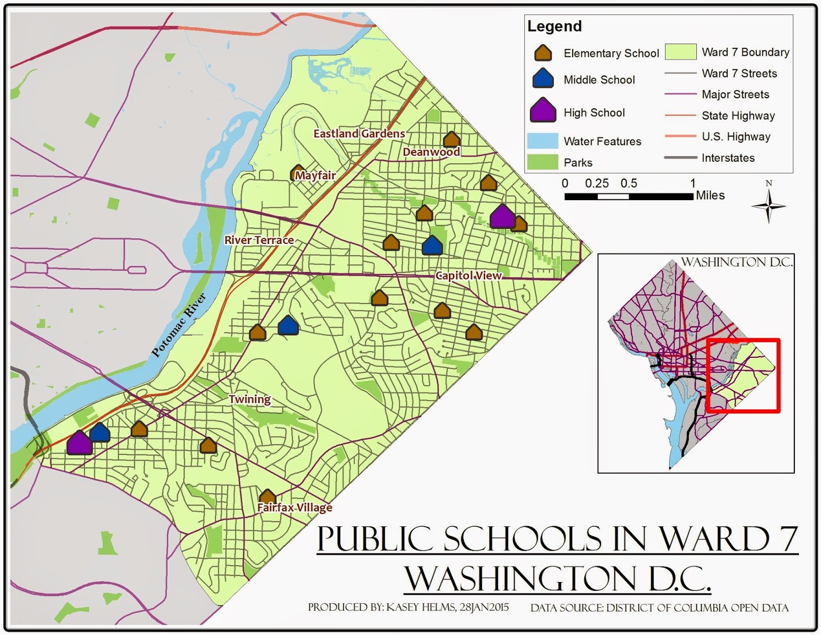Kasey's GIS Adventure: Module 3- Cartographic Design