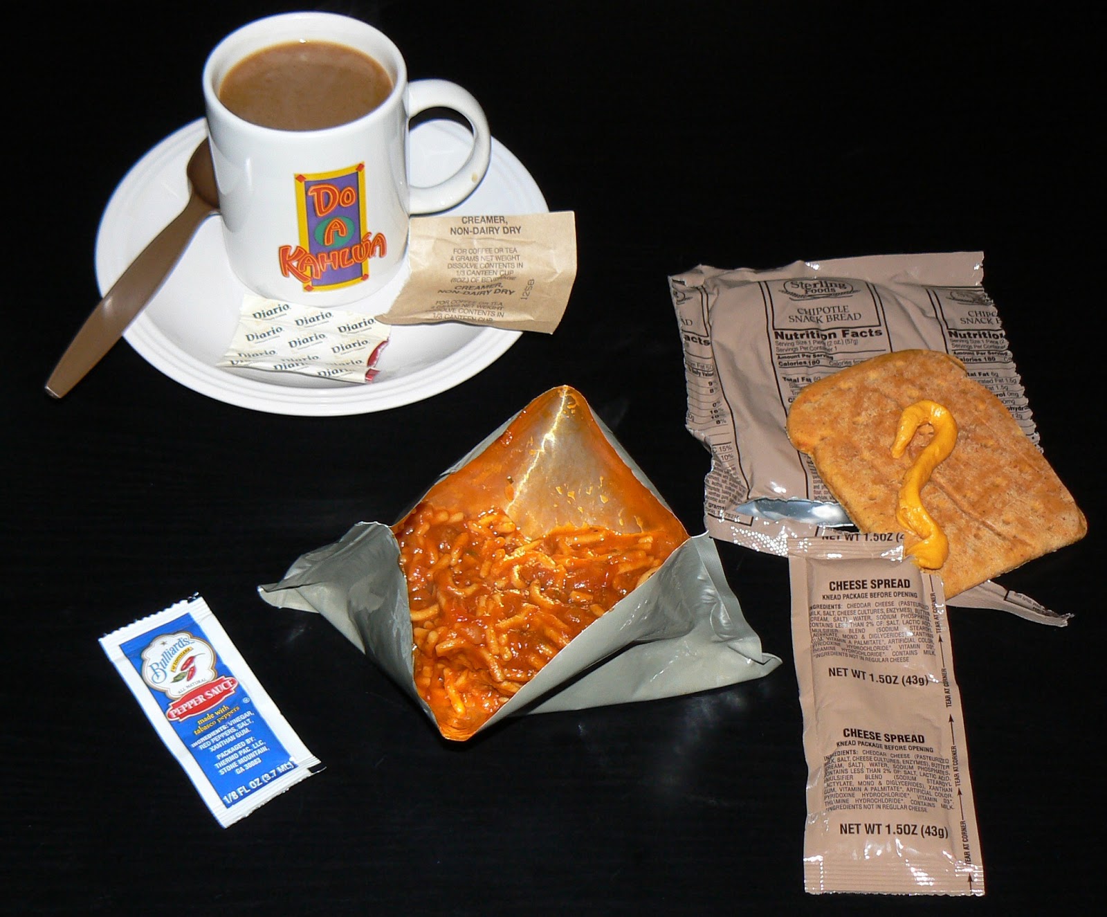 According2Robyn: MRE Review: Menu 20, Spaghetti with Beef and Sauce
