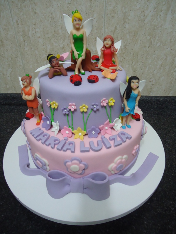 MP Bolos Decorados: TINKERBELL E AS FADAS PARA MARIA LUIZA