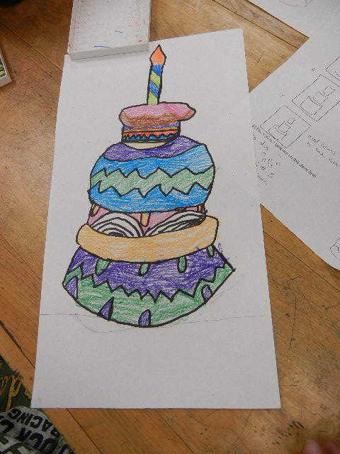 The Modern Art Smock: Wayne Thiebaud Inspired Layered Cakes