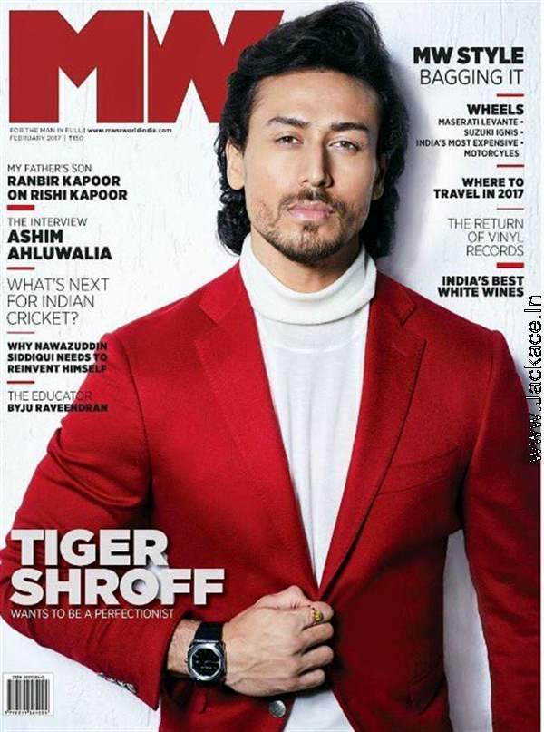 Tiger Shroff Looking Dapper On The Cover Of Man's World Magazine ...