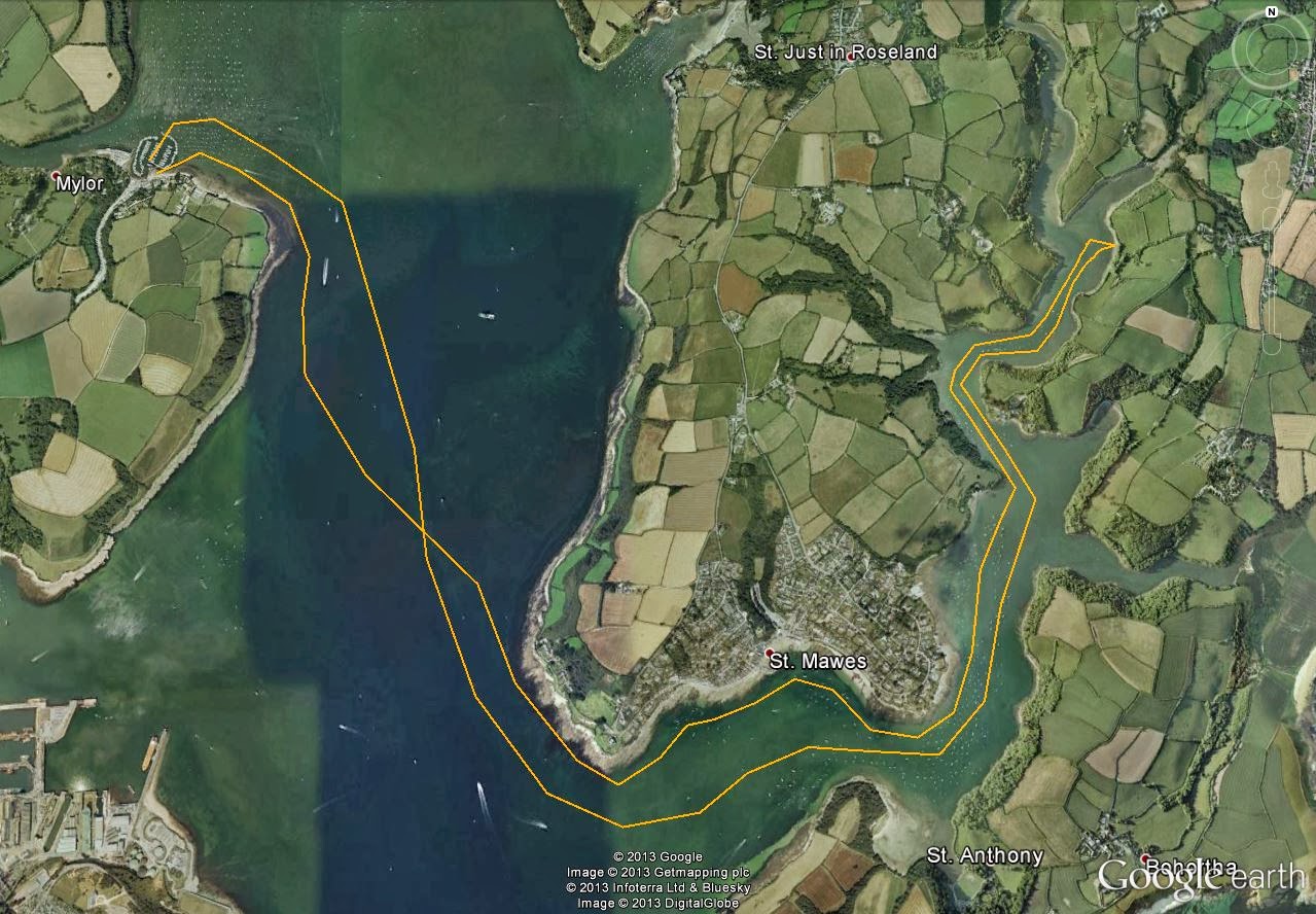 Kayak Cornwall: Sea kayak trips exploring the coast of Cornwall: Mylor ...