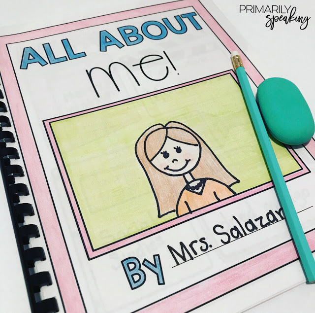 All About Me {The Perfect Back to School Theme} | Primarily Speaking
