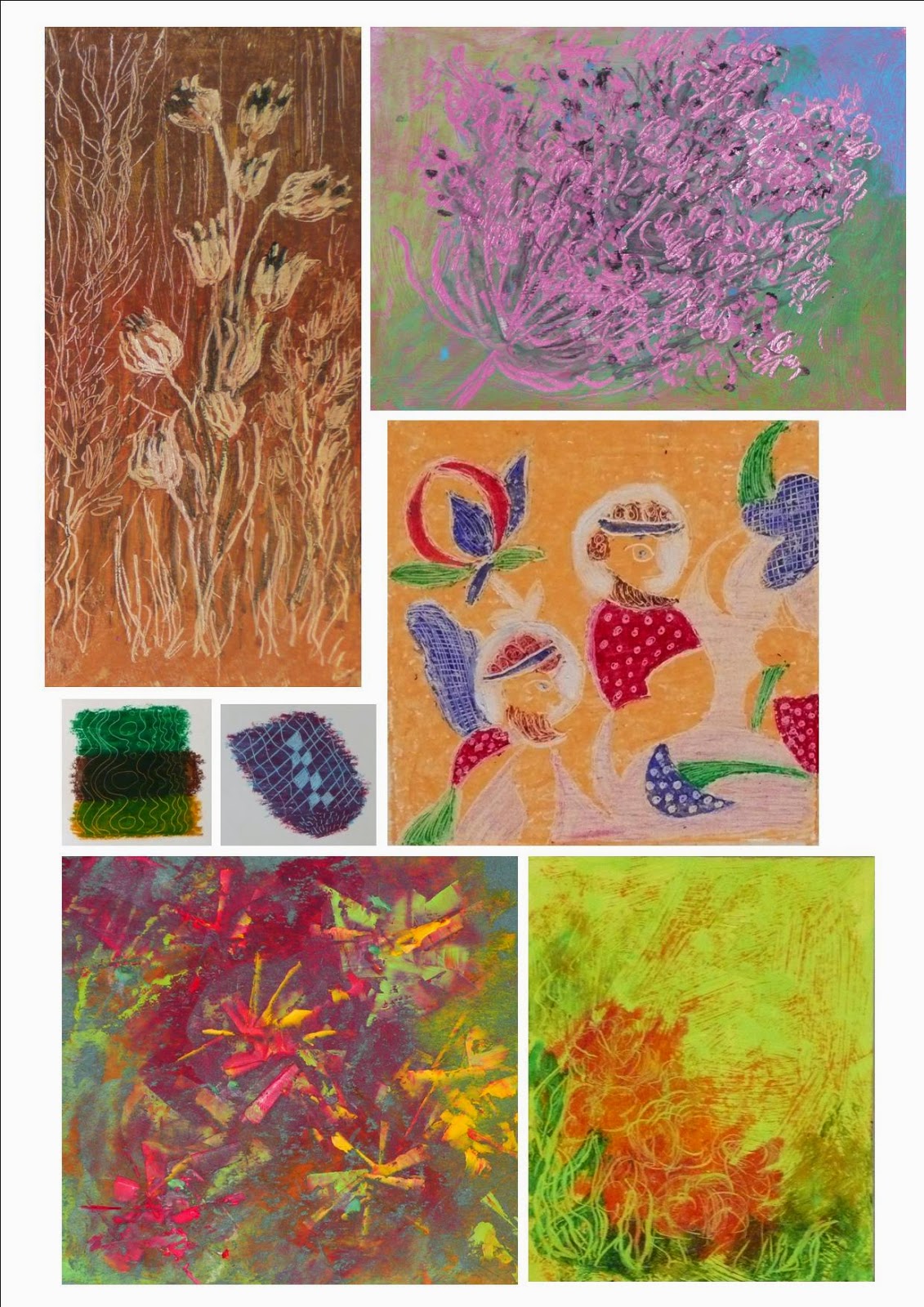 Sgraffito with Oil Pastel | Jo Hall