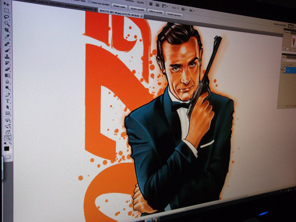 Illustrated 007 - The Art of James Bond: James Bond Artwork by Mo Caro