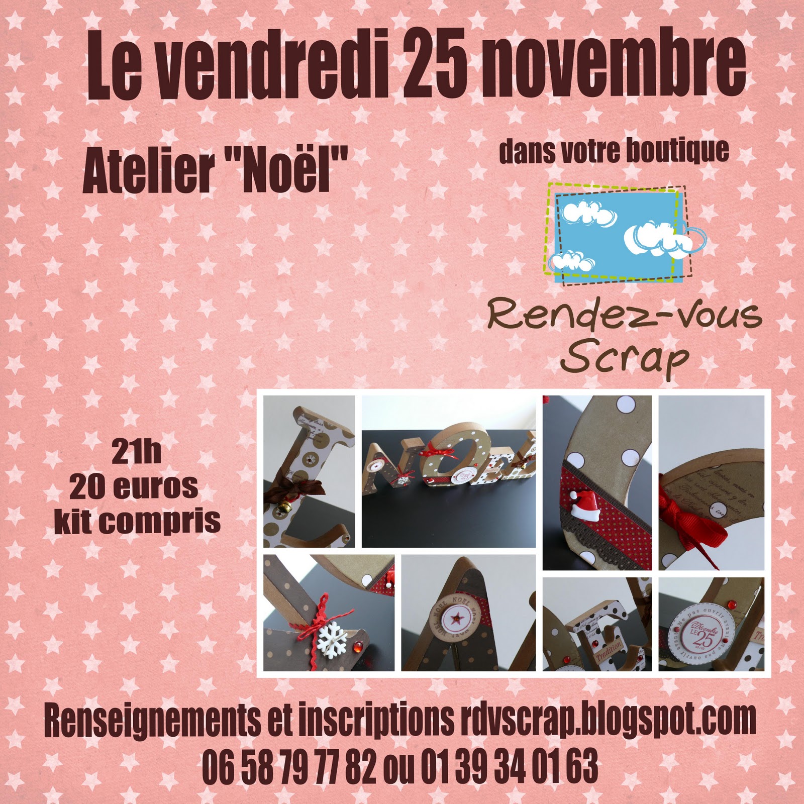 Rendez-vous Scrap: Atelier "Noël"