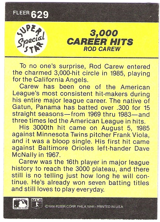 garvey cey russell lopes: rodney cline carew and the final tributes ...