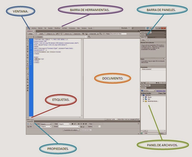 karina s.q cobach 531: ACT. 18 ELEMENTOS DE DREAMWEAVER.