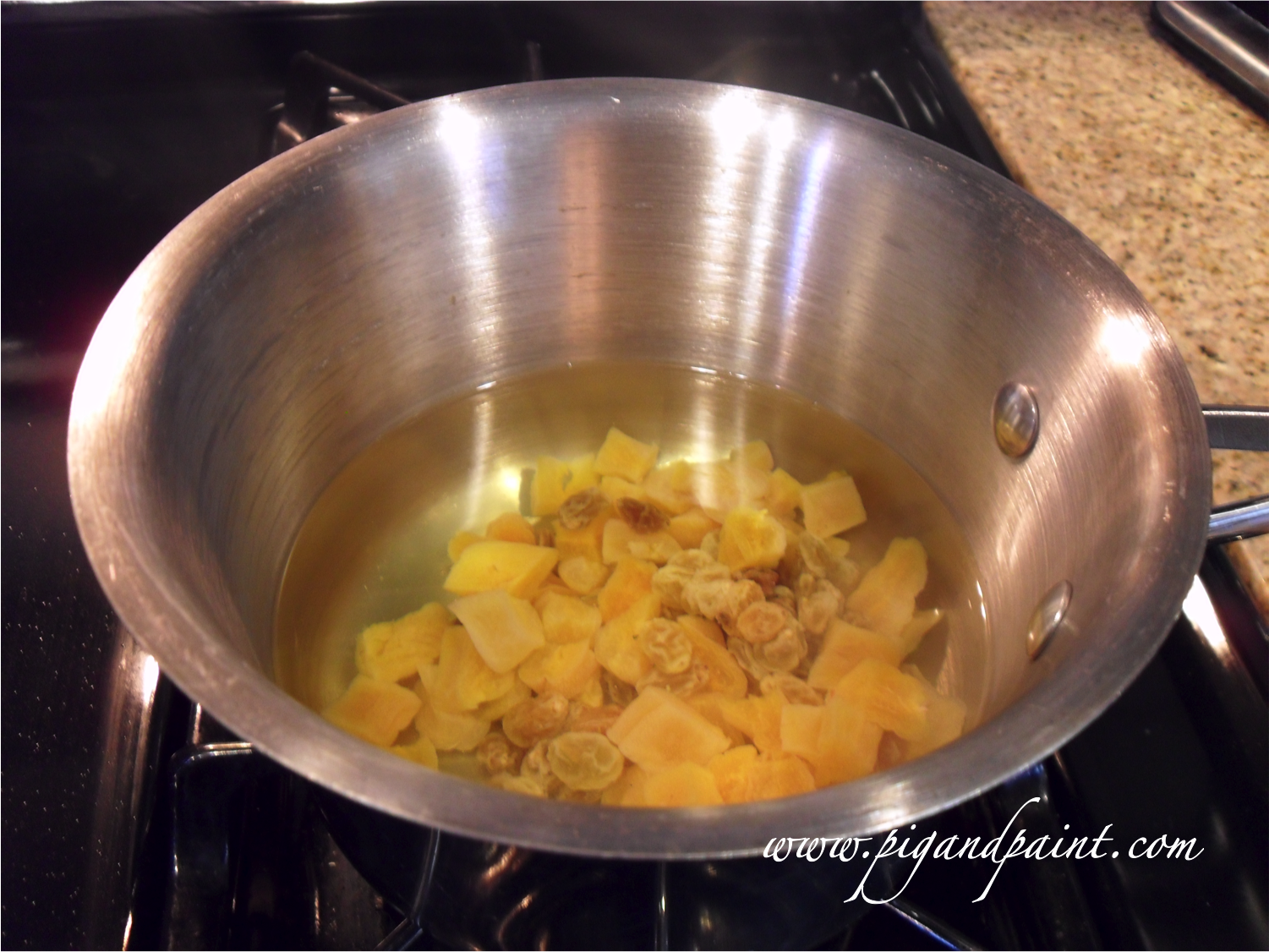 Stuffed Pork Tenderloin with a Leek and Apricot Risotto