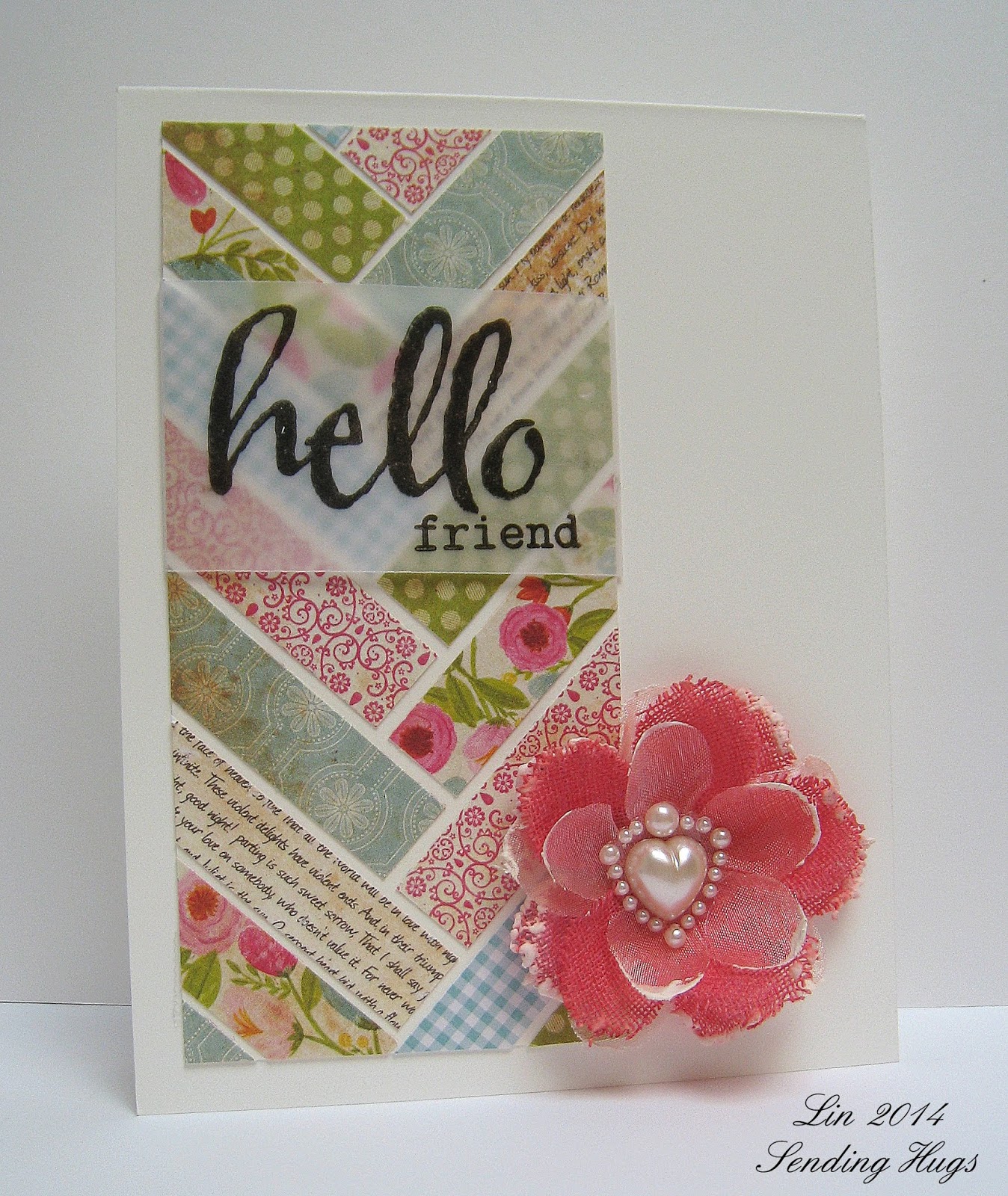 Sending Hugs: Hello Friend