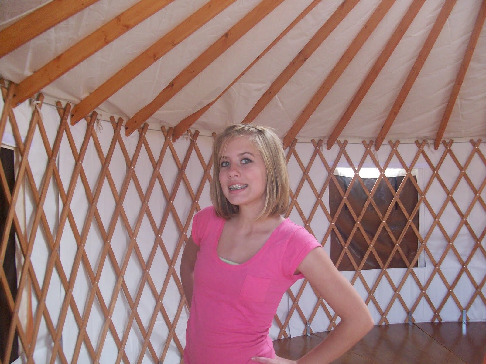 Two Is Better Than One: Building a Yurt and swinging on a rope swing!