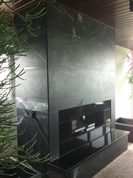 The Granite Gurus: FAQ Friday: Full Slab Fireplace Inspiration