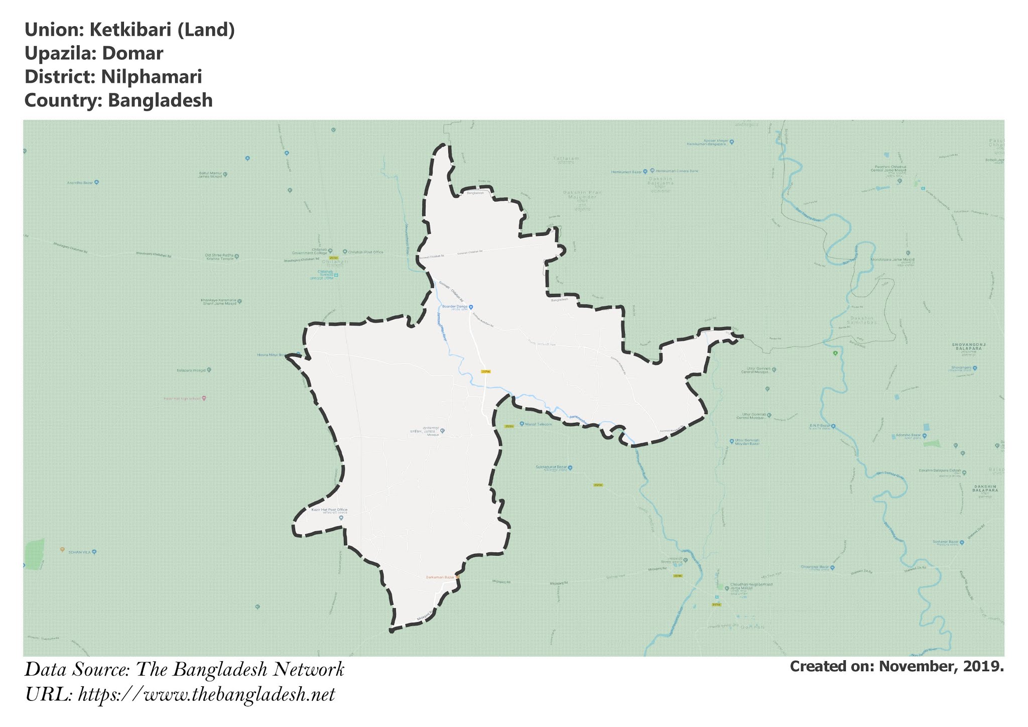 Ketkibari Union, Nilphamari