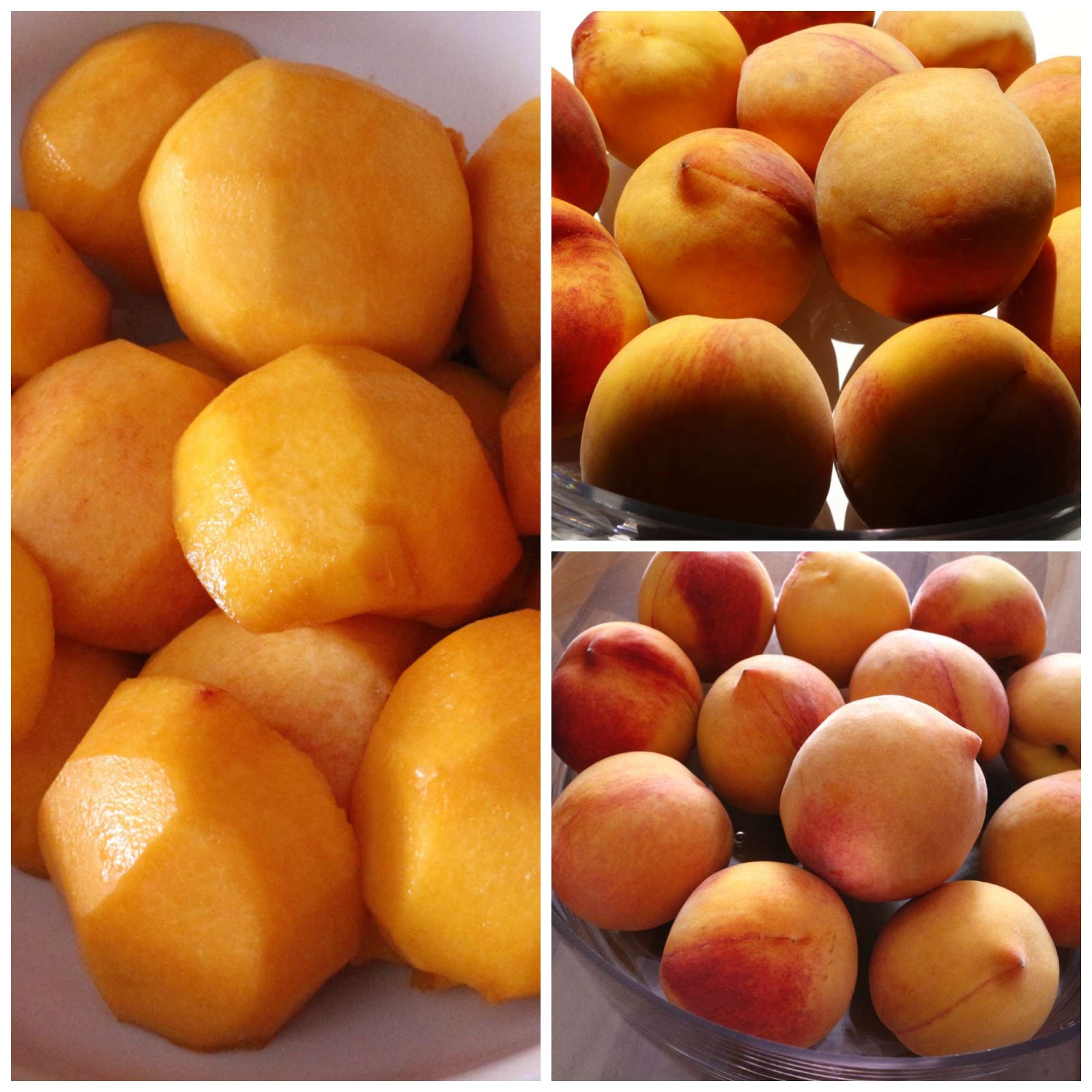 Le pesche (percoche) sciroppate