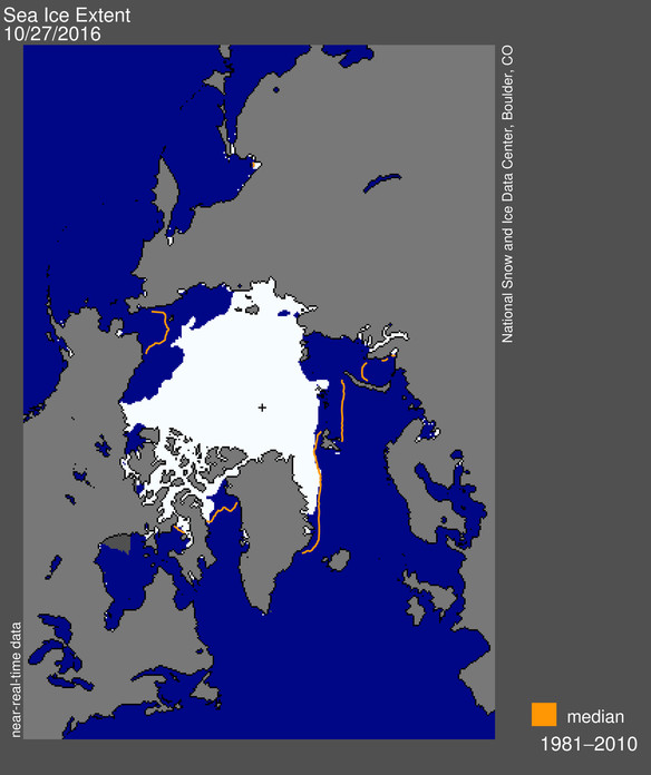 Deep Cold: Alaska Weather & Climate: October Temperature Contrast