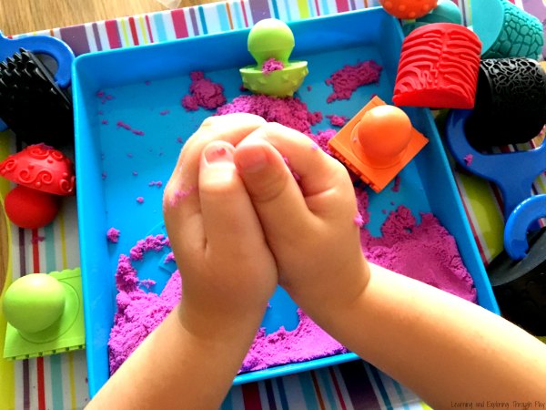 Learning and Exploring Through Play: Mark Making with Kinetic Sand