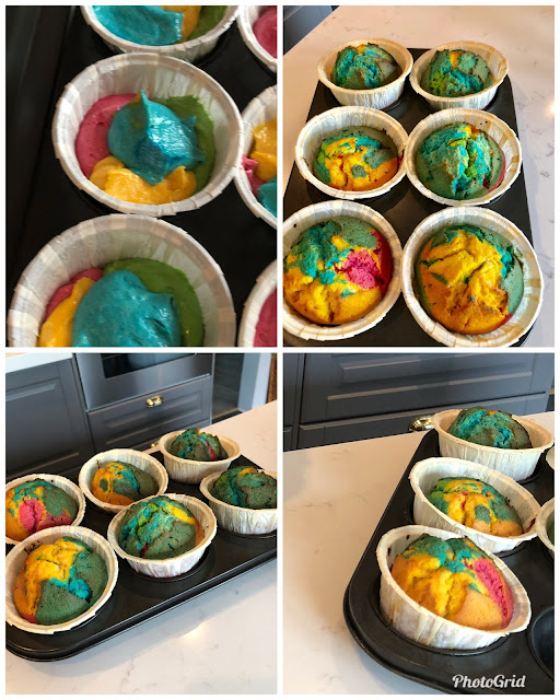 U Jadrankinom malom svetu: Mafini duginih boja / Regnbågsmuffins