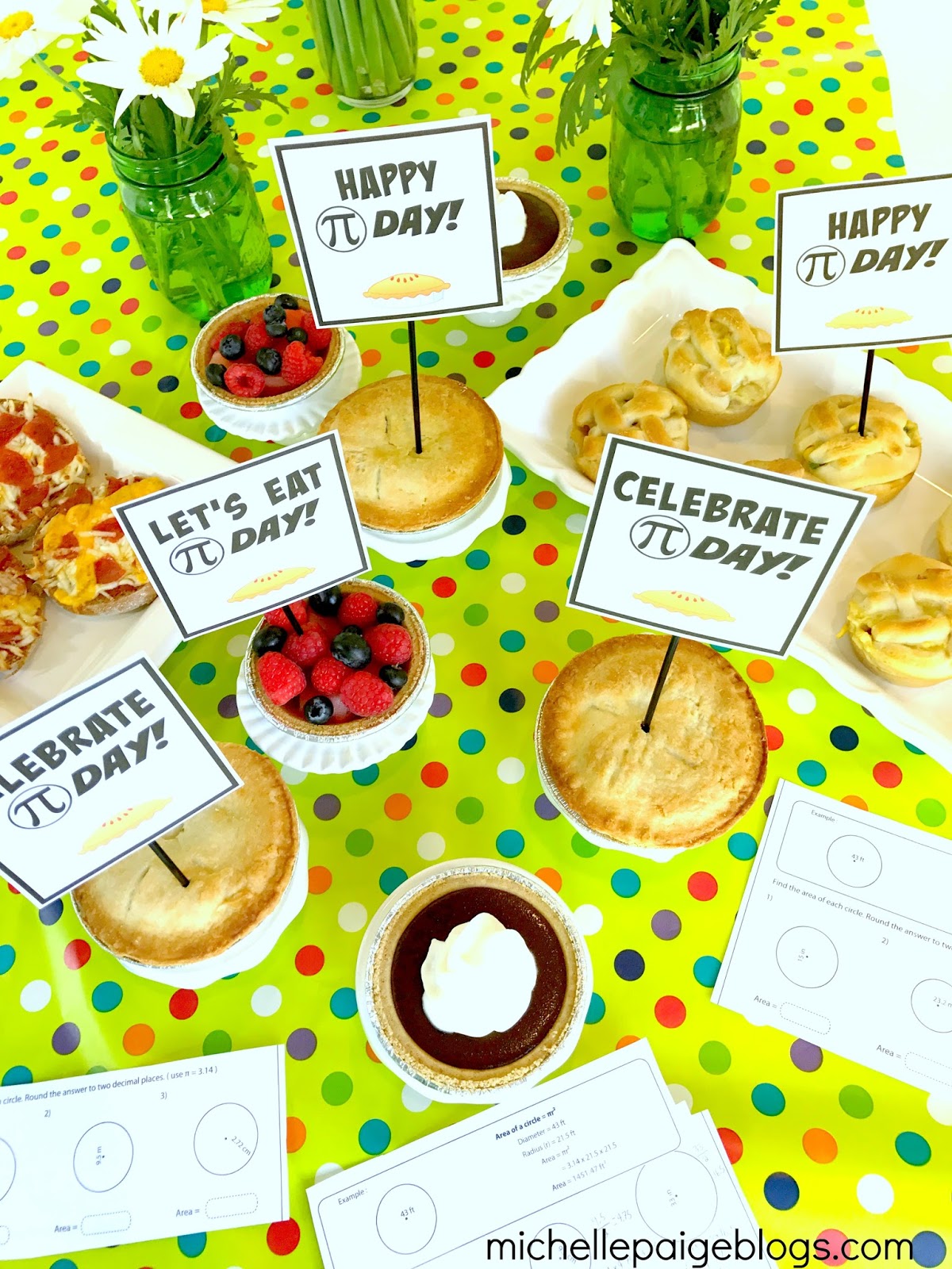 michelle paige blogs: Pi Day Party with Free Printables