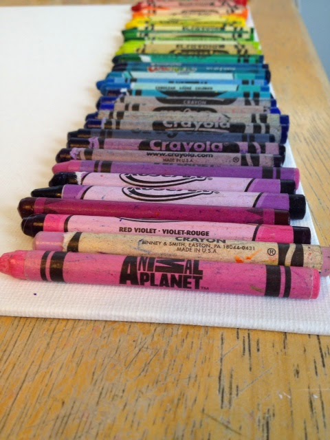 The Creativity Tree: Spring Crayon Art