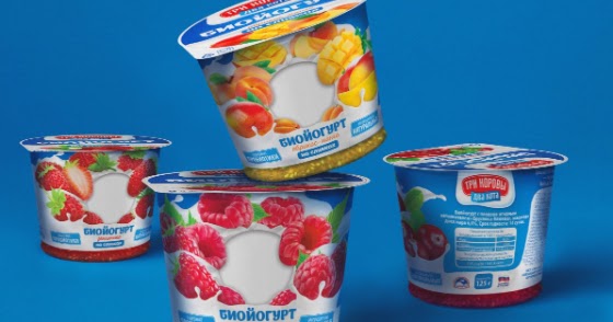 Bio Yogurts with cream 3K2K on Packaging of the World - Creative ...