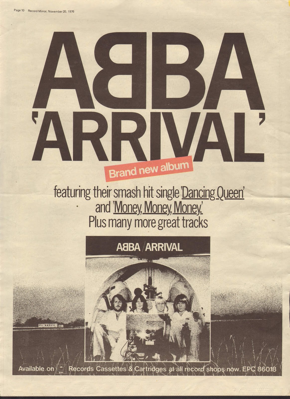 ABBAFanatic: ABBA 'Arrival' Released Today In 1976