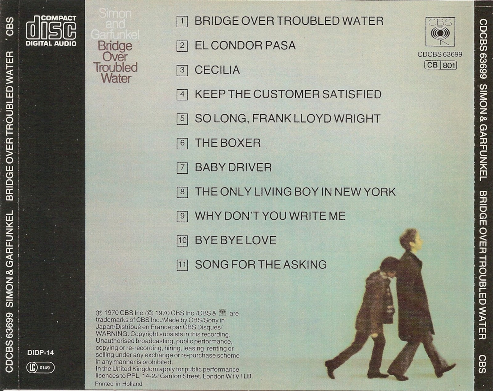 The First Pressing CD Collection: Simon and Garfunkel - Bridge Over ...