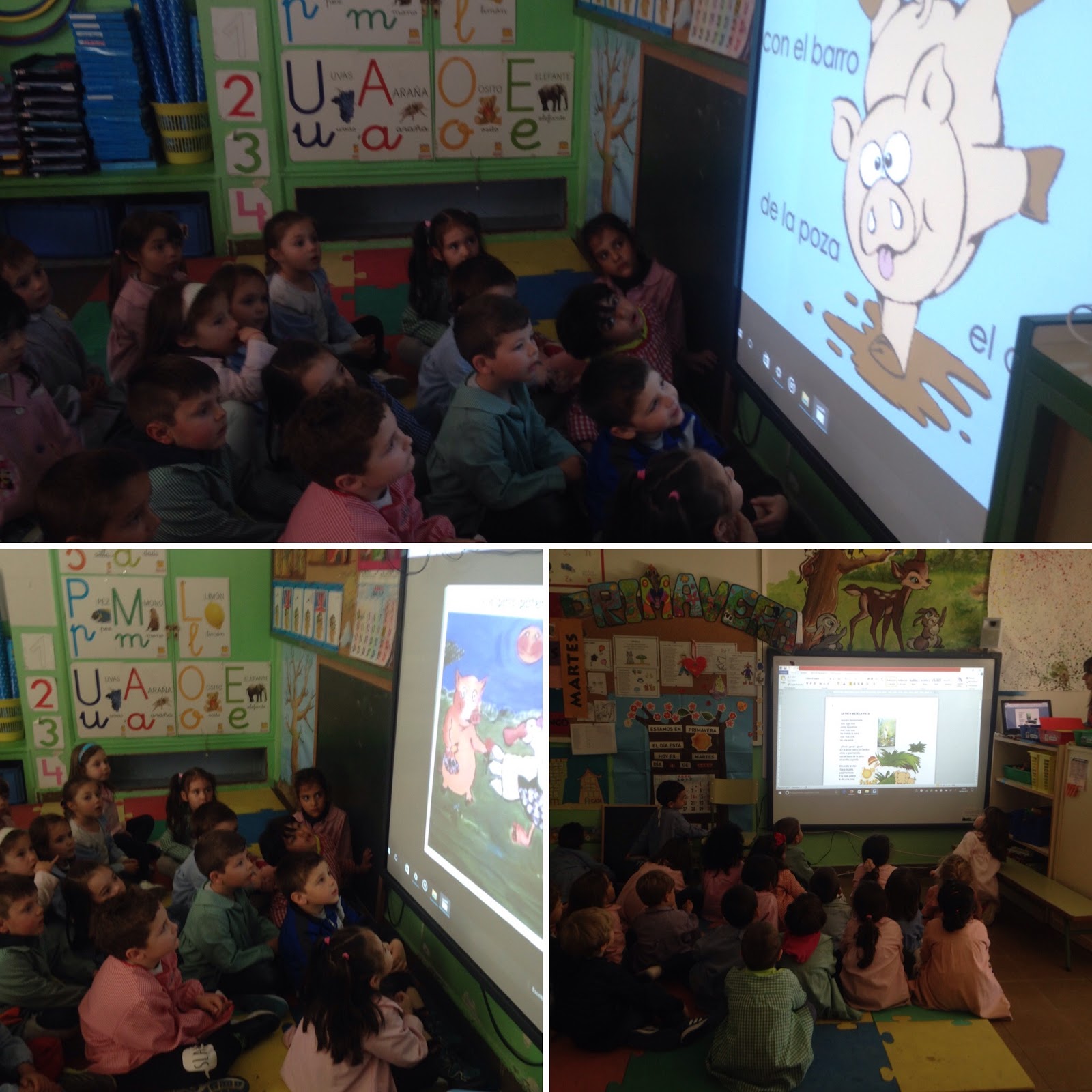 Trepalines por el cole: LA PATA METE LA PATA