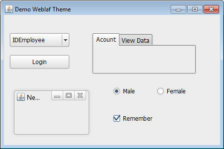 Theme java swing Weblaf - Cài đặt Weblaf maven giao diện cho java swing đẹp lung linh bằng ...