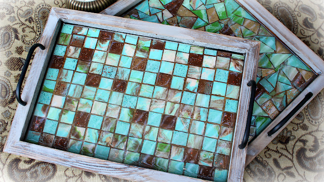 Mark Montano: Cardboard Tile Mosaic Trays DIY