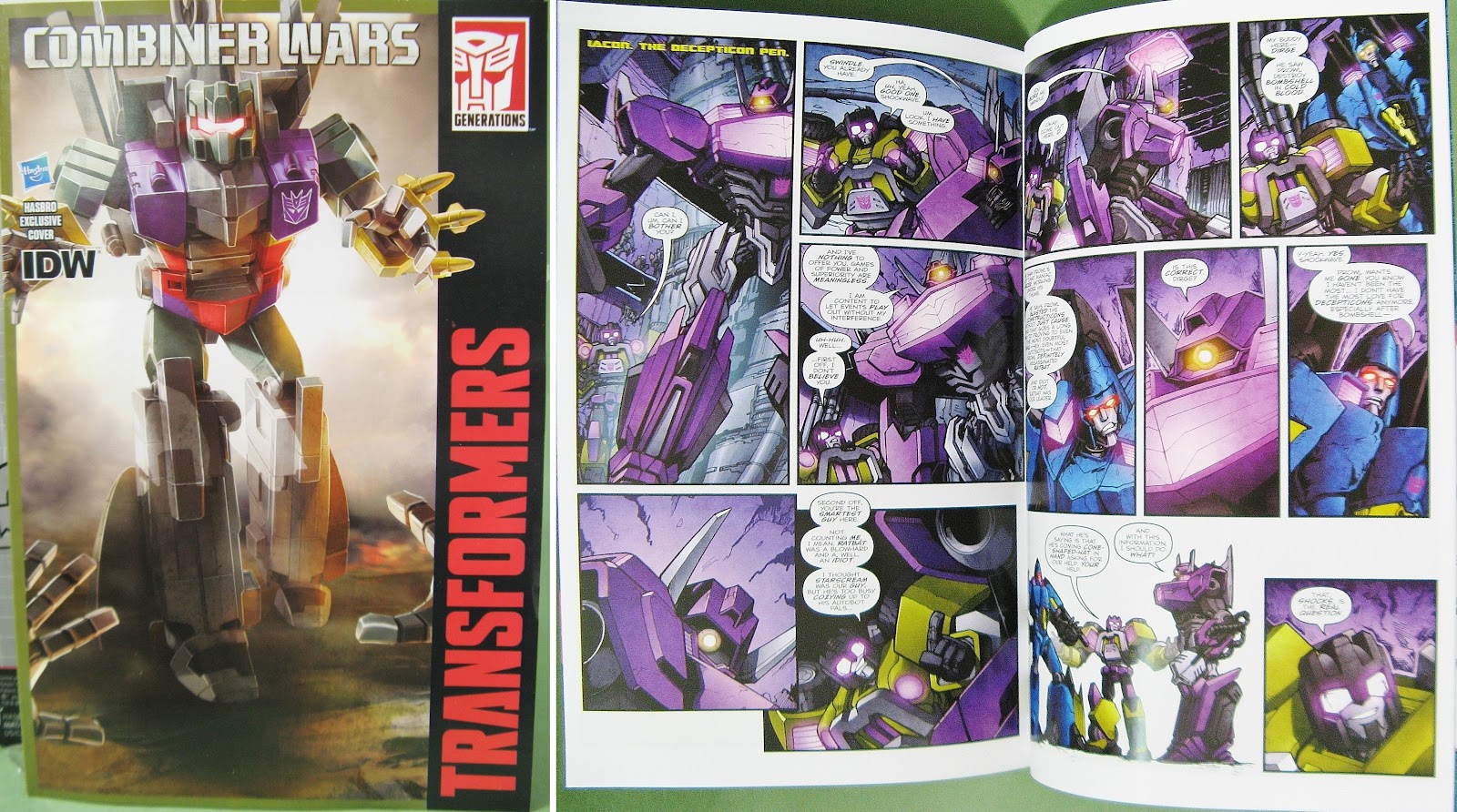 Transformers Generations Combiner Wars Deluxe class DECEPTICON VORTEX ...