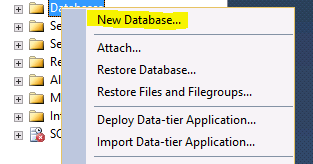sqldbahouse: Creation of SQL Server Database ( For Beginners )