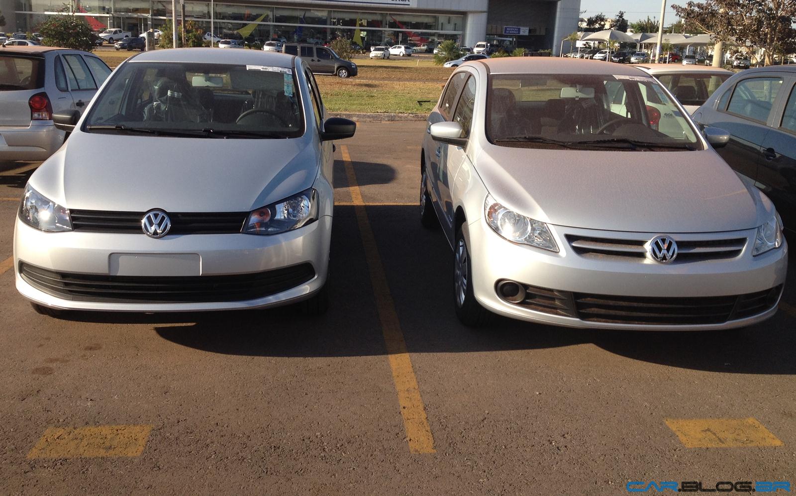 Volkswagen Gol G5 x G6 - diferenças de estilo