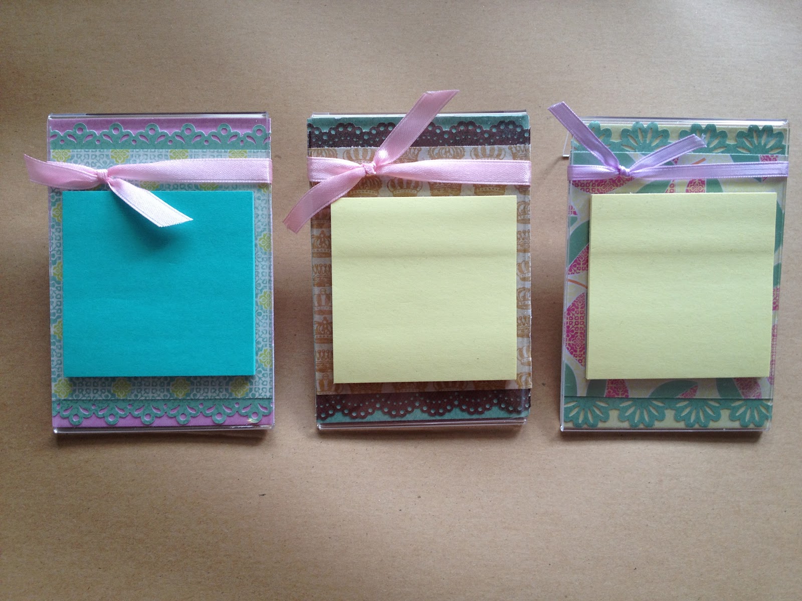 .: Craft Fair Items: Post It Note Holders