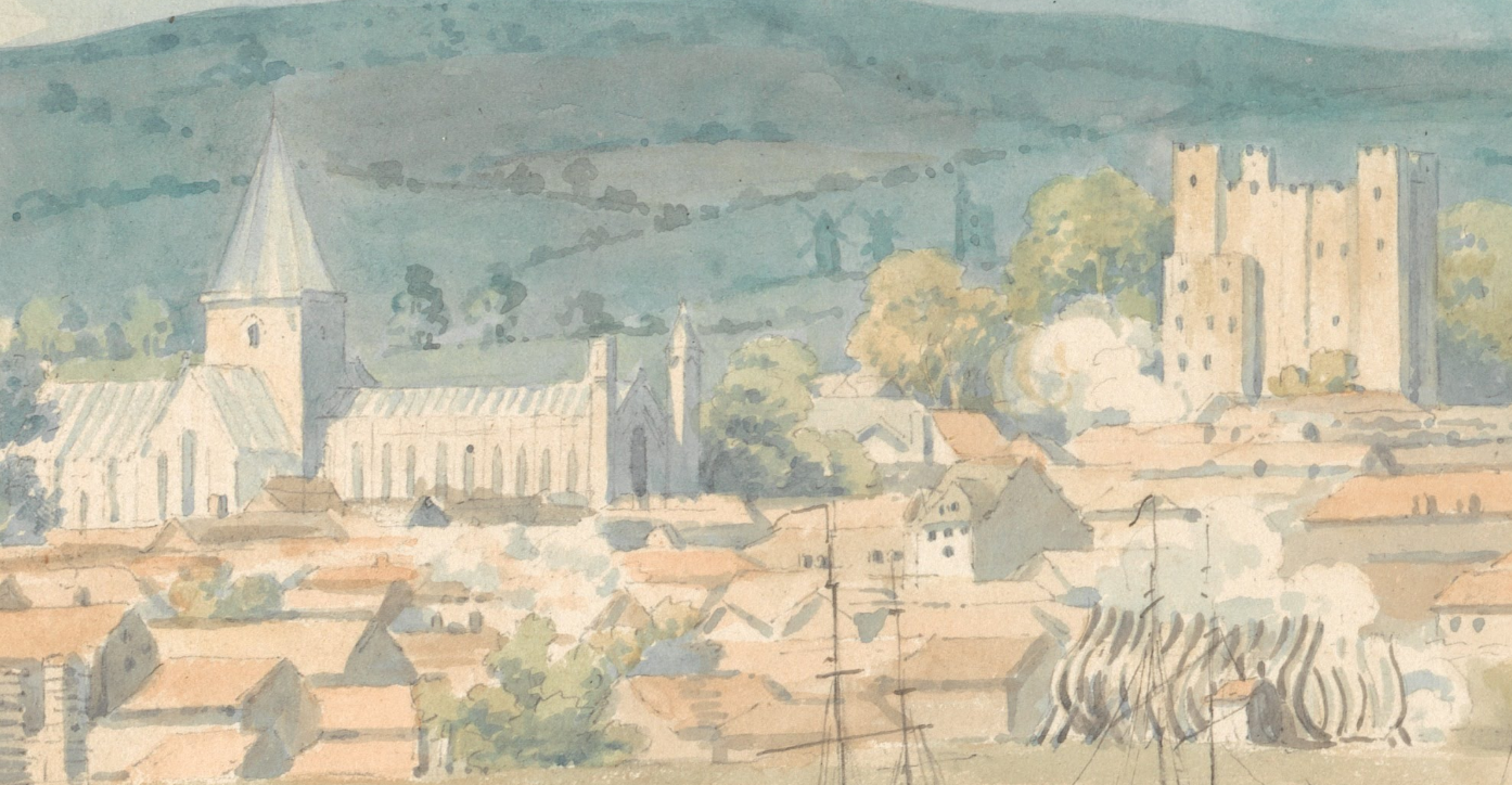 British Tars, 1740-1790: Rochester, Kent: From the North, c.1790