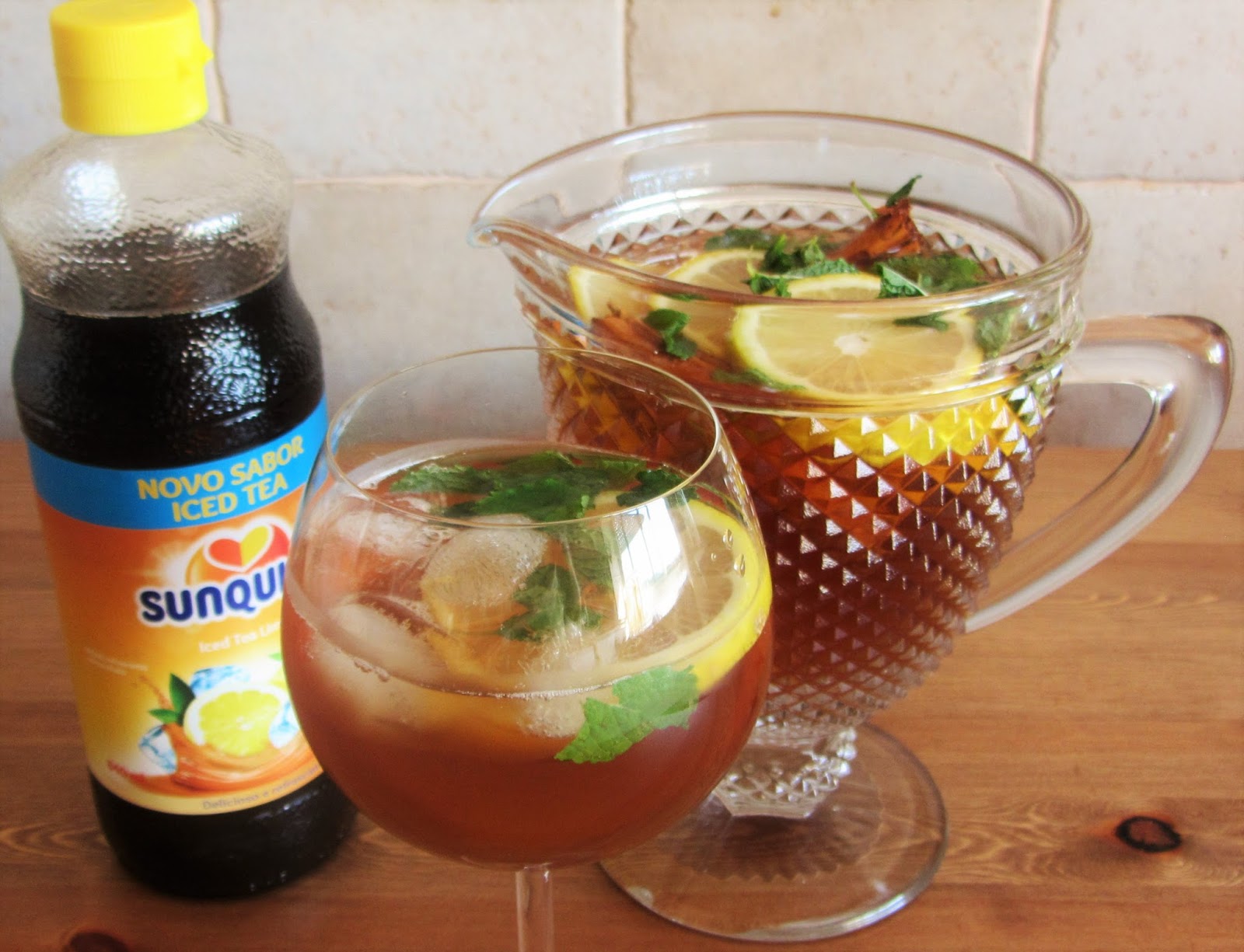 A Casinha das Bolachas: Sunquick Iced Tea Limão