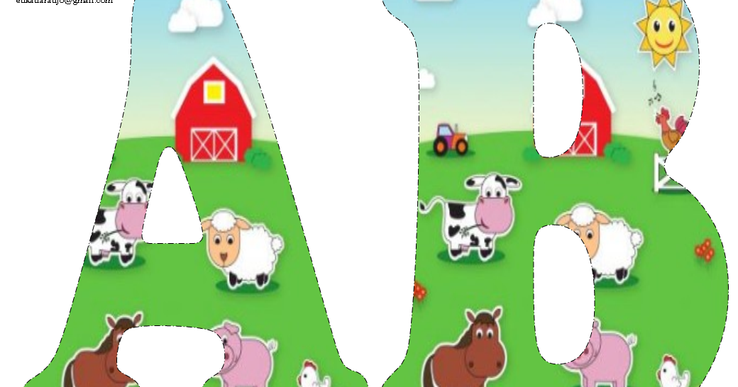 Alfabeto de la Granja. - Oh my Alfabetos!