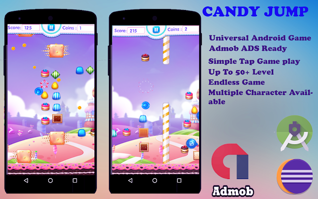 CANDY JUMP admob- - Code List Riskin