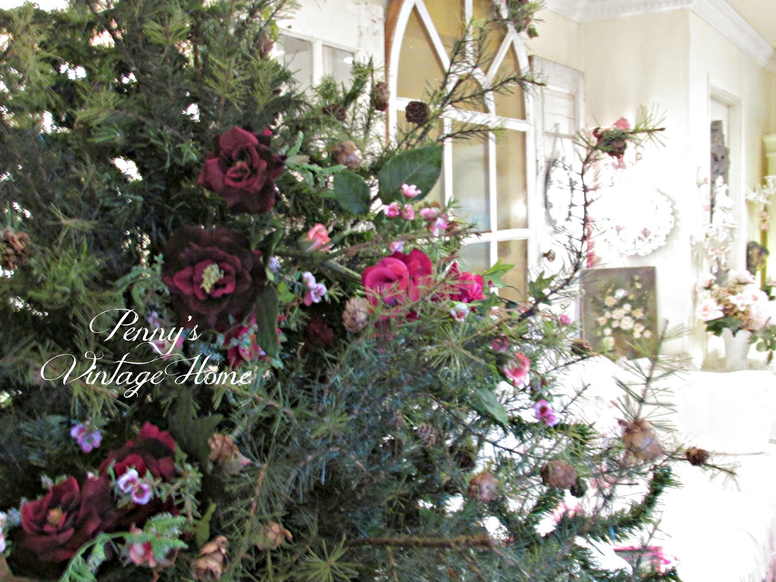 Penny's Vintage Home: How to Make a Short, Fat Christmas Tree