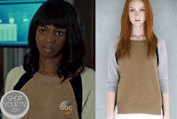 Rookie Blue: Season 4 Episode 10 Traci's Colorblock Sweater | Shop Your TV