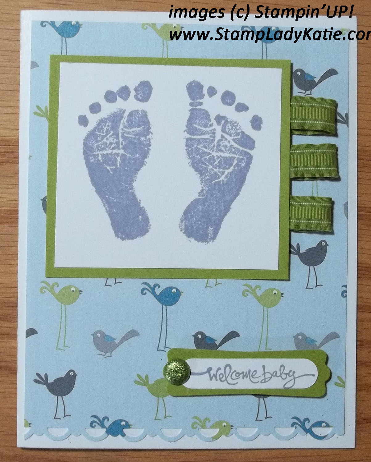 StampLadyKatie.com: Baby Prints from the New Occasions Mini
