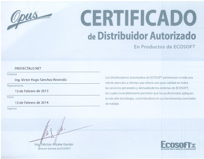 Proyectalo.net: Distribuidor Autorizado Ecosoft