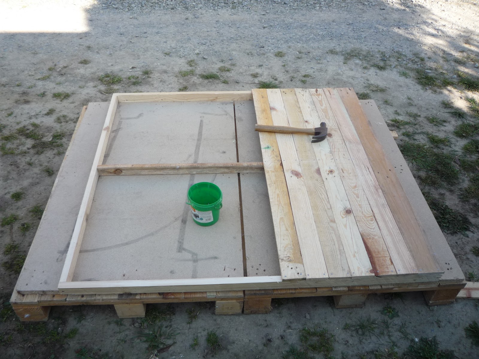 Bikas: Building a triangle chicken coop