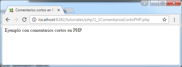 Programación, tecnología y seguridad: 1. Comentarios en PHP