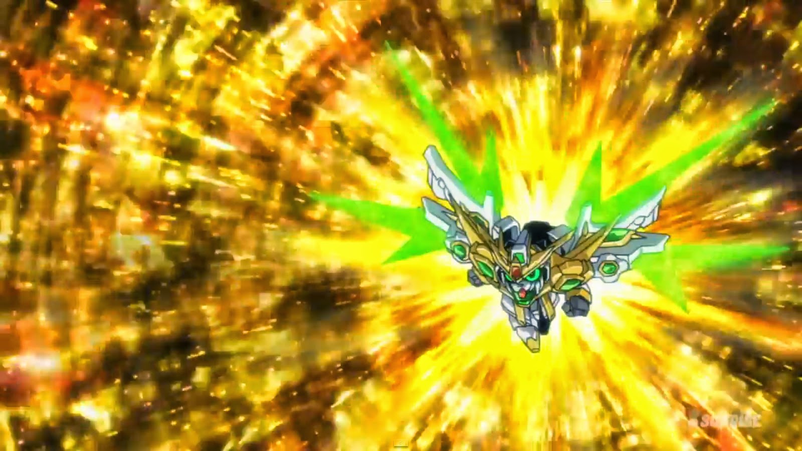 Star Winning Gundam Real Mode with Animated GIF