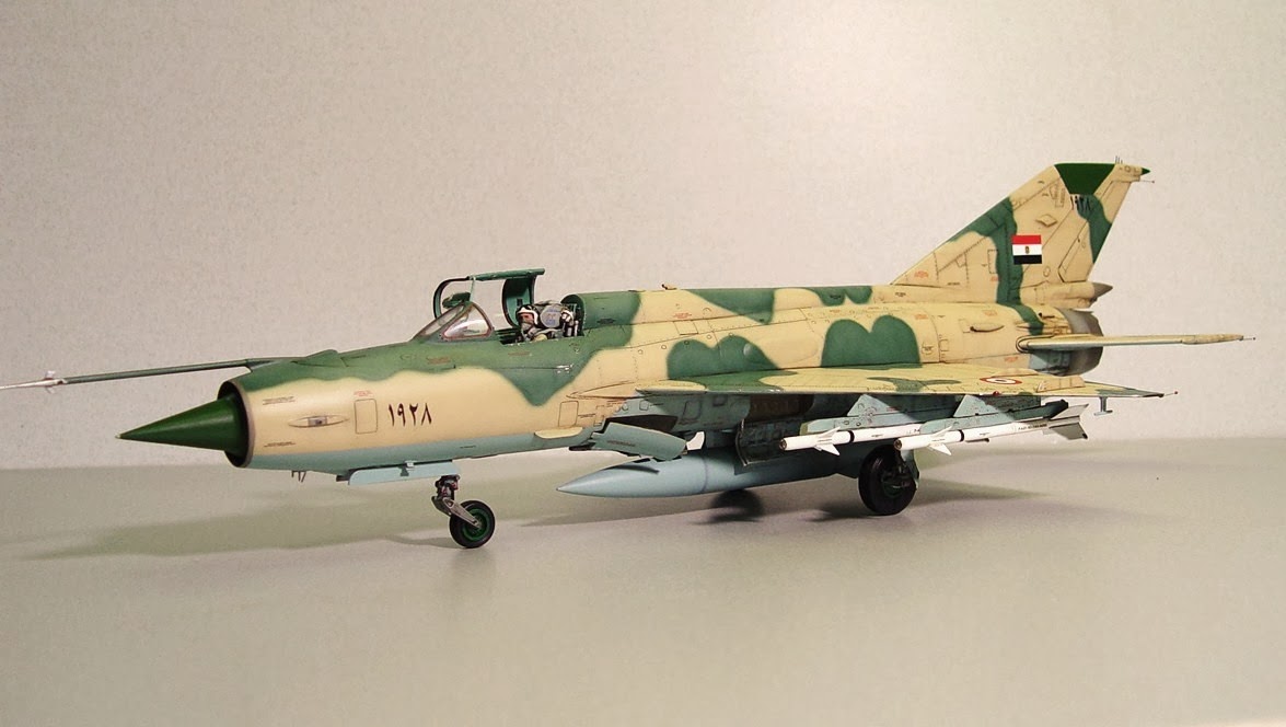 Ed Okun "Modeling Military History": Syrian MiG-21MF in 1973 Yom Kippur ...