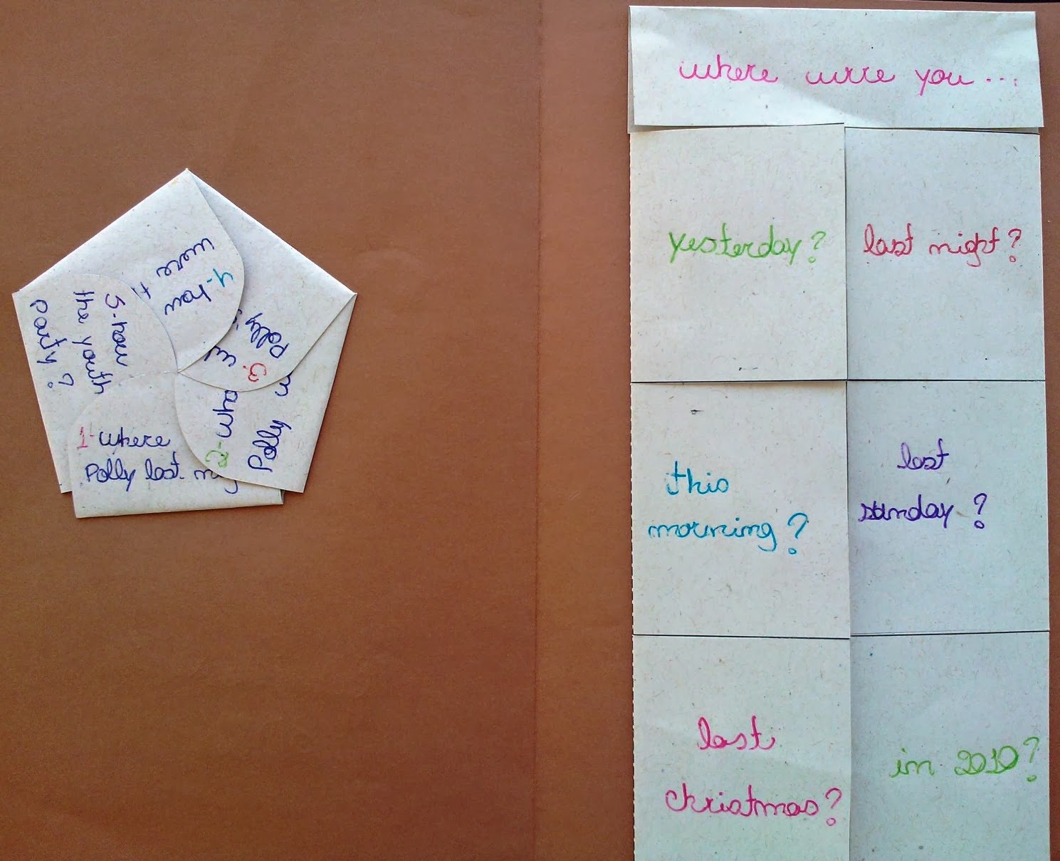 Kids Love English: Lapbooks and Foldables - Past Activities