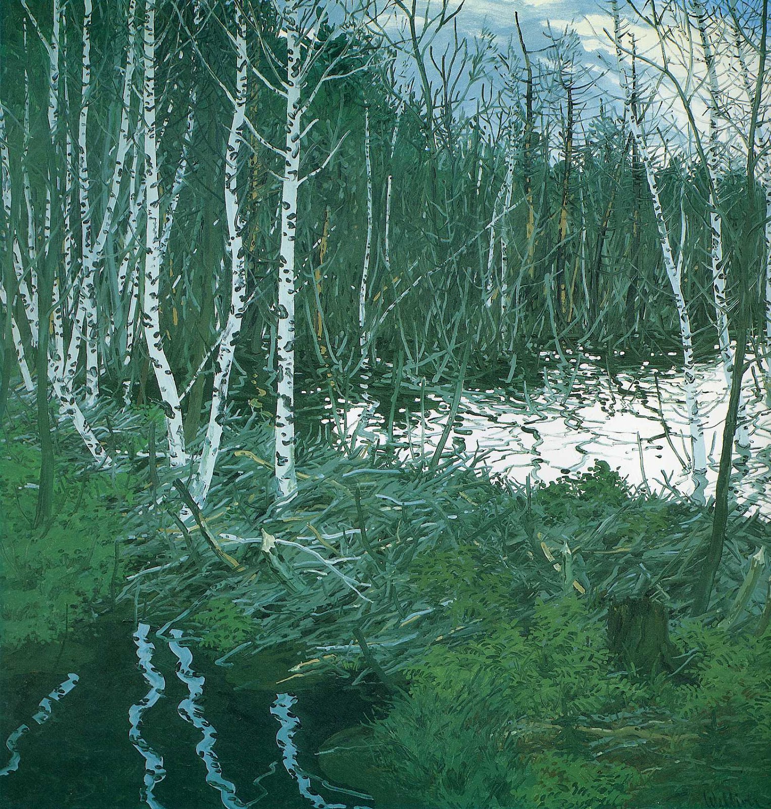 paintings old masters blog: Neil Welliver