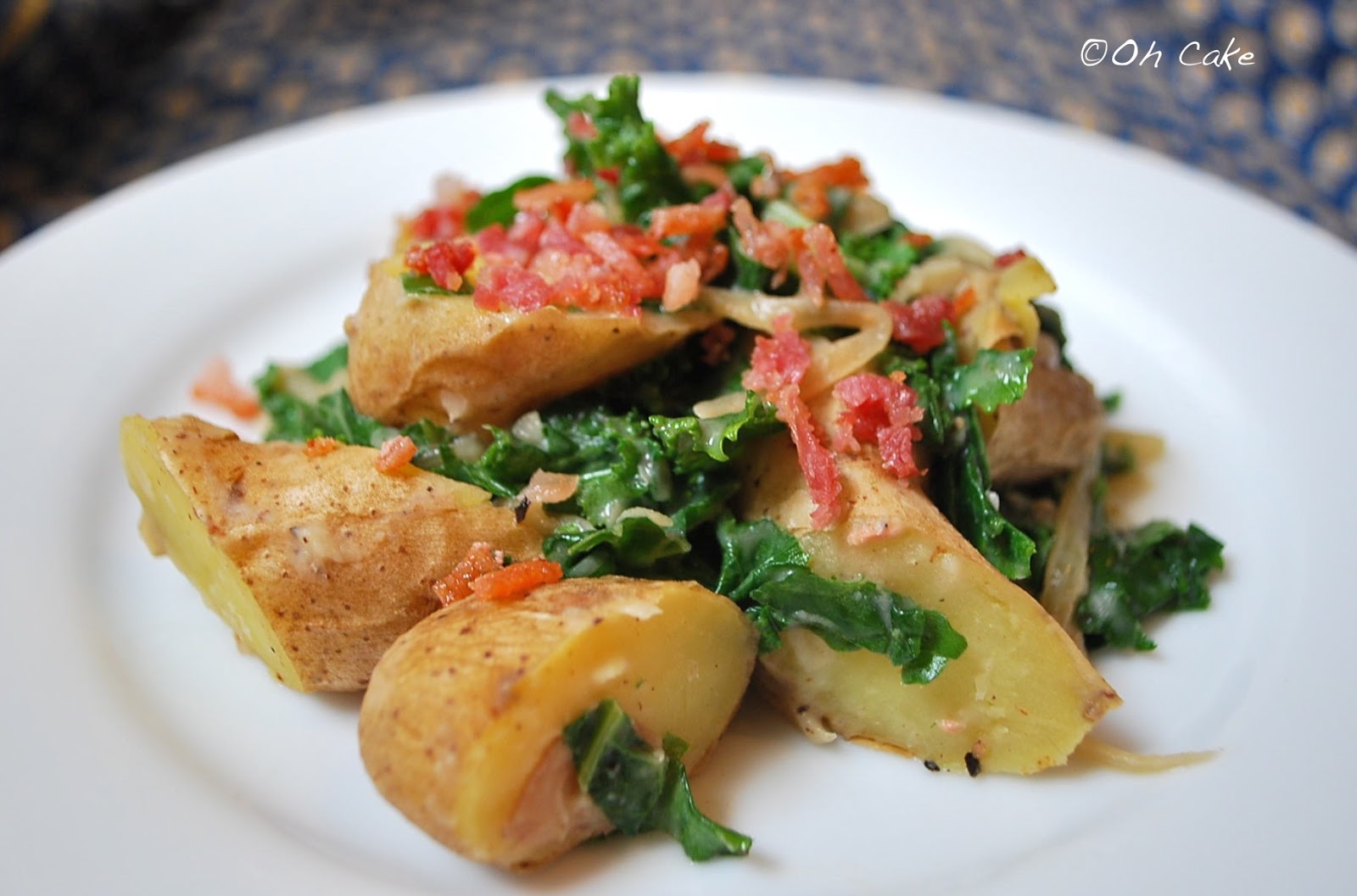 Oh Cake: Hearty Winter Potato Salad featuring Idaho Fingerling Potatoes