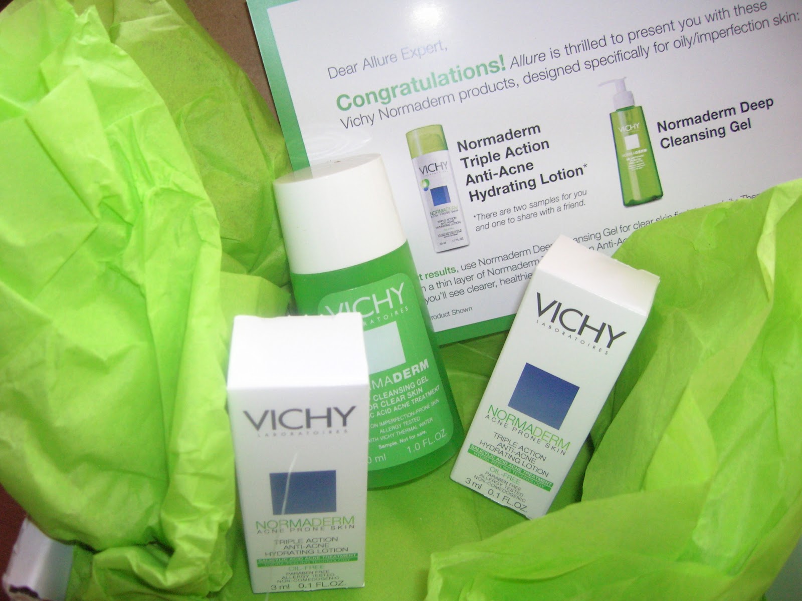 durhamonthecheap: Allure Sample: Vichy Normaderm